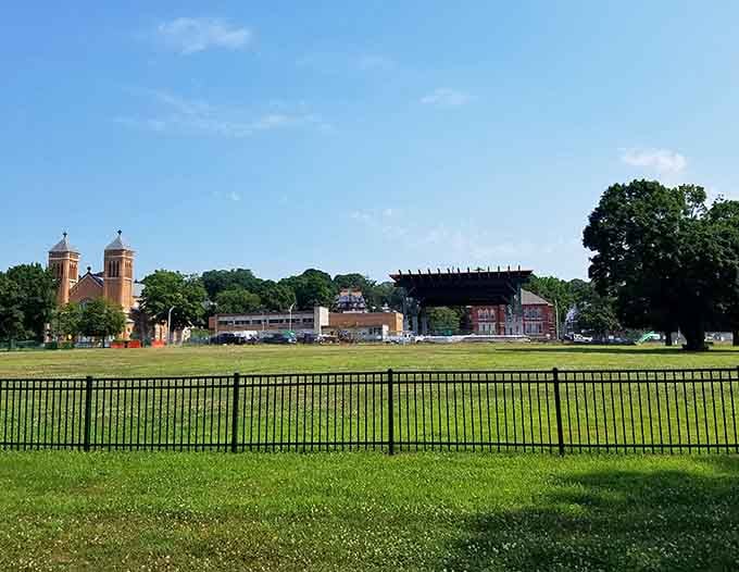 Jillson Square serves as the town's living room where neighbors actually know each other's names, imagine that in today's world.