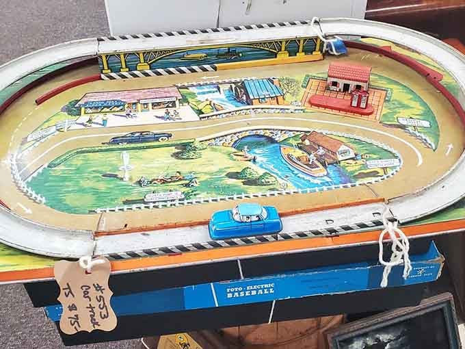 This toy racetrack brings back Saturday mornings when entertainment didn't require WiFi or a subscription service at all.