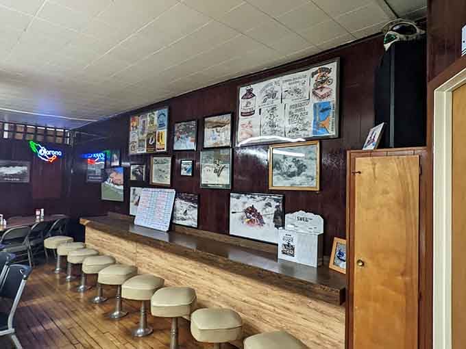 The counter seating&mdash;where solo travelers become temporary locals and overhear the best stories in Green River.