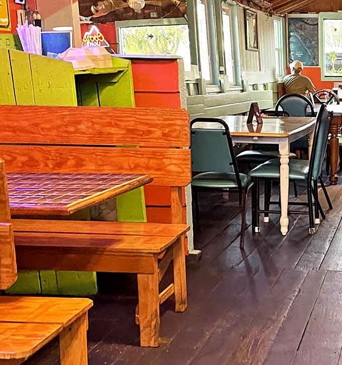 The dining room feels like your eccentric uncle's Florida cabin&mdash;if your uncle had impeccable taste in seafood and live music.