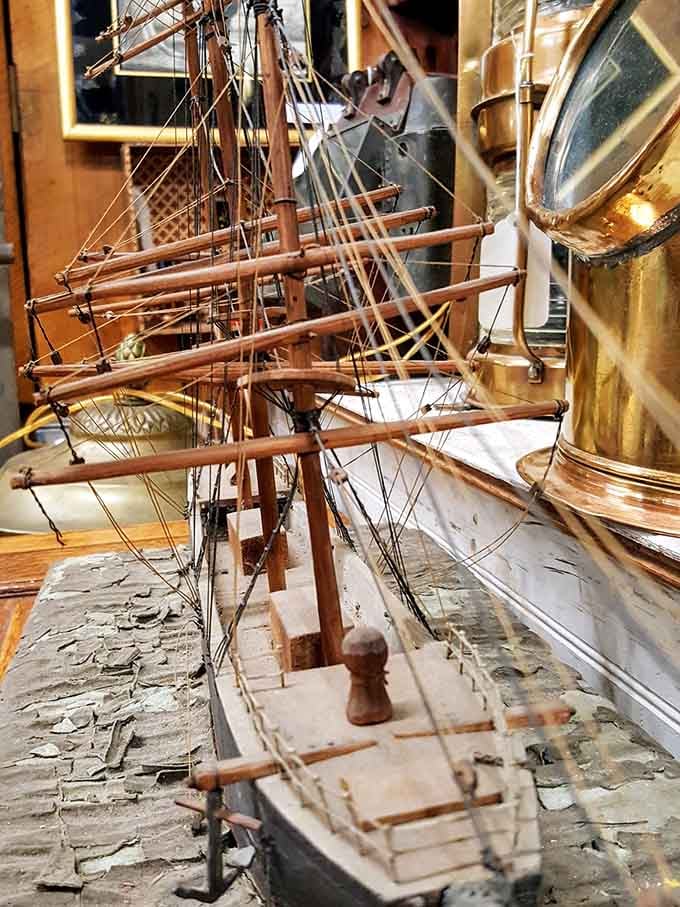 Model ships crafted with the kind of patience that modern society has completely forgotten how to practice.