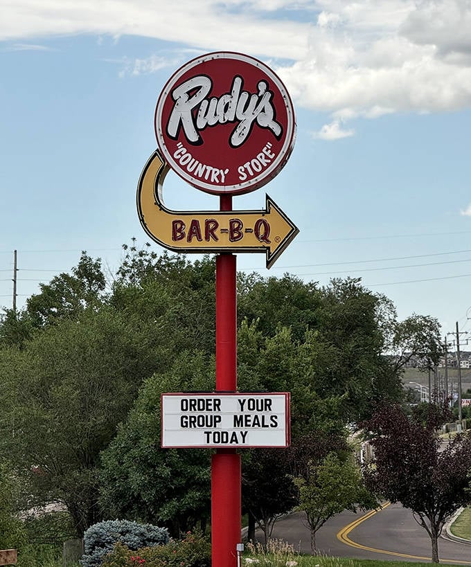 That arrow on the sign isn't just pointing to barbecue &ndash; it's directing you toward one of life's simple pleasures.