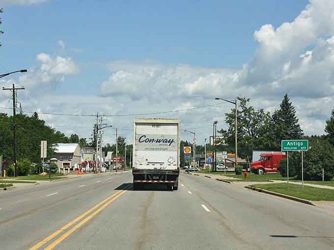 Antigo's main street welcomes travelers with classic small-town appeal and budget-friendly living just beyond the city limits.