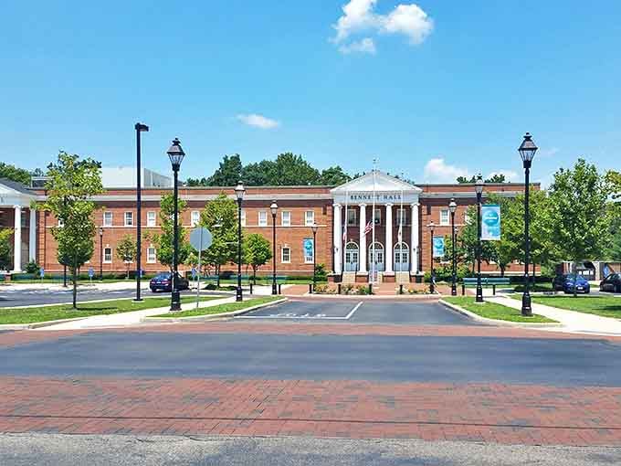 Chillicothe's grand architecture stands proudly under clear blue skies, a reminder that small towns can pack big historical punches.