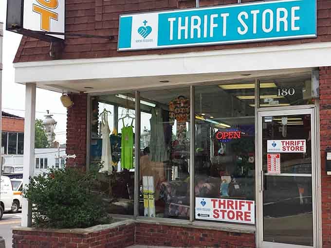 Those display windows showcase colorful finds like a museum exhibit, except you can actually take these artifacts home for pennies.