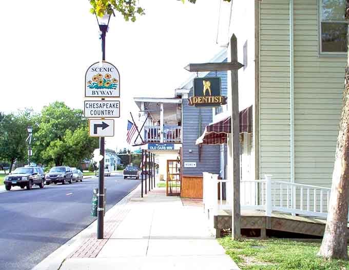 The Chesapeake Country Scenic Byway winds through towns like Rock Hall, offering well-marked routes for budget-friendly exploration.