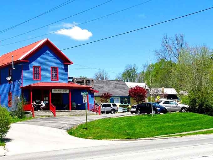Sewanee's colorful buildings add charm to this mountain town, where even the architecture invites you to slow down.