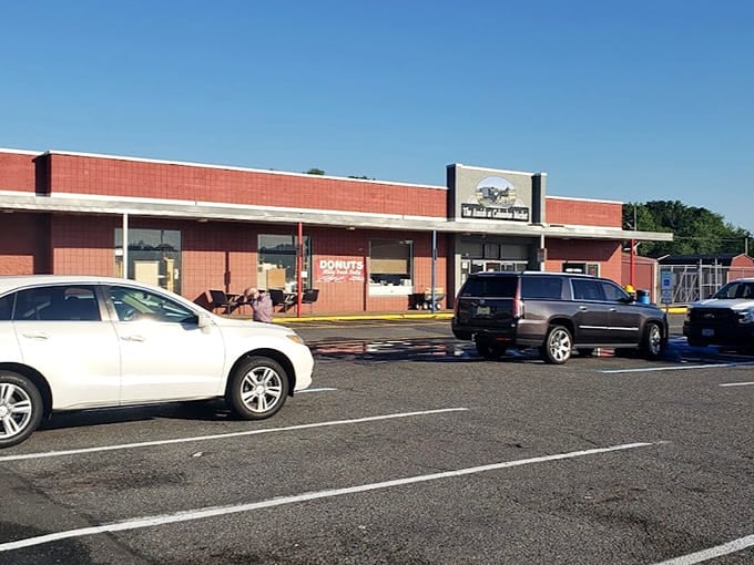 The brick exterior and modern conveniences blend perfectly, offering traditional market vibes with contemporary comfort for savvy shoppers.