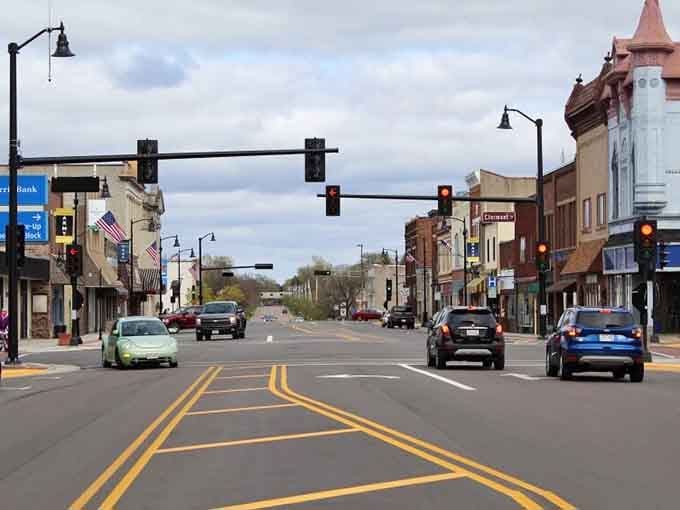Where traffic lights meet local charm - Antigo's downtown invites you to slow down and enjoy affordable Wisconsin living.