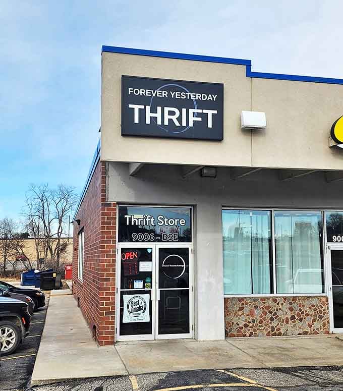 That sleek entrance welcomes nostalgia lovers and bargain hunters alike to discover yesterday's treasures at today's best prices.