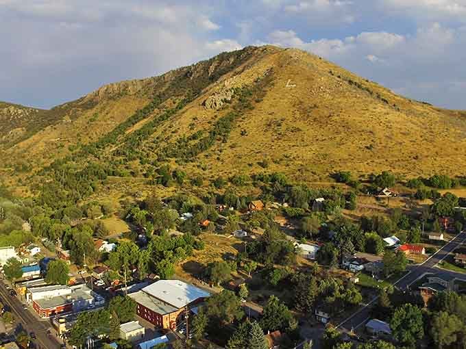 The dramatic hills surrounding Lava Hot Springs create a natural amphitheater for this tiny town's steamy main attraction.