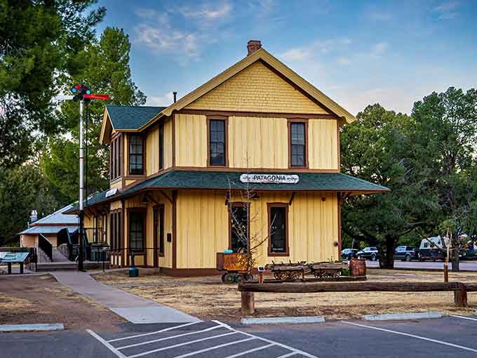 This beautifully restored depot stands as a proud reminder of when trains connected small towns to the wider world.