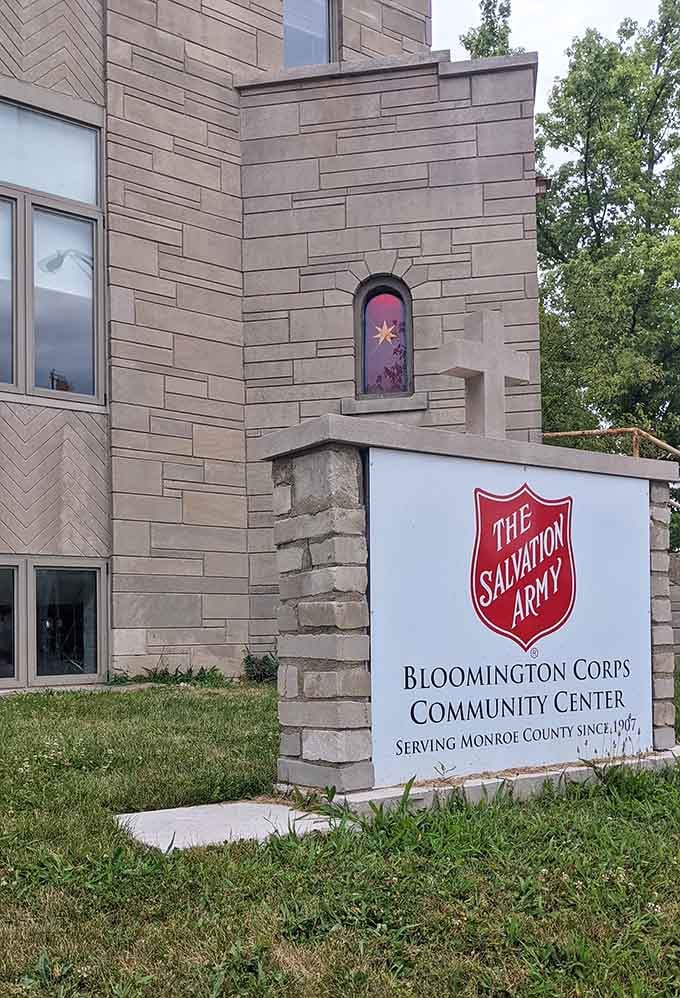 That decorative window detail and solid stonework show the craftsmanship of an era when buildings were built to last generations.