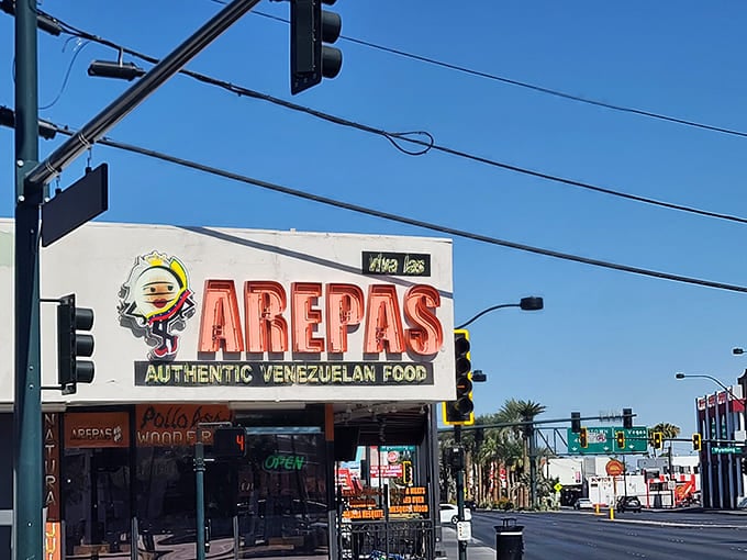 This little corner of Venezuela in Vegas might look modest, but those arepas are worth crossing town for.