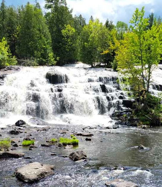 breathtaking waterfall love michigan ftr
