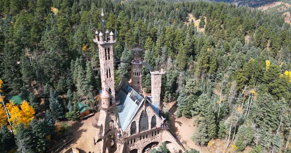 One Man Built An Entire Castle In The Colorado Wilderness And You Can ...