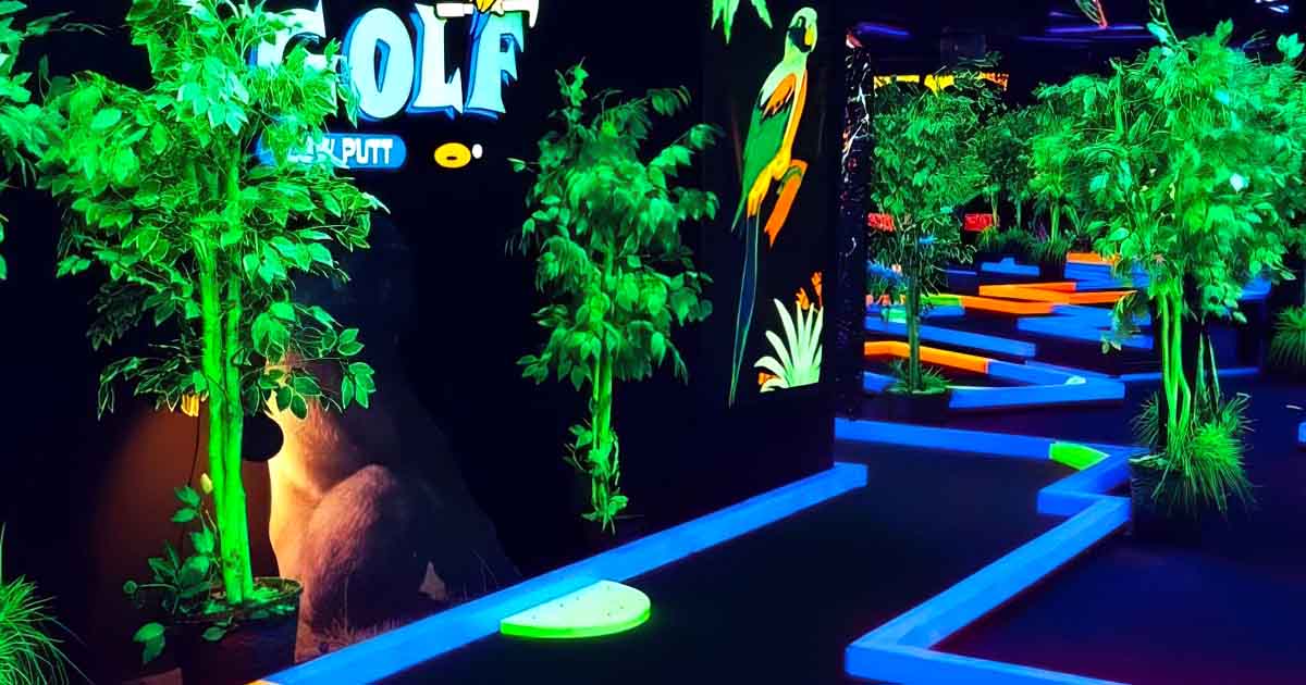 The Coolest Glow-In-The-Dark Mini Golf Course Is Right Here In Arizona
