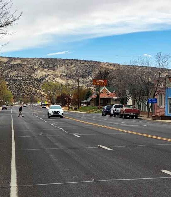 historic town utah postcard ftr