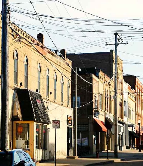 illinois postcard small towns ftr