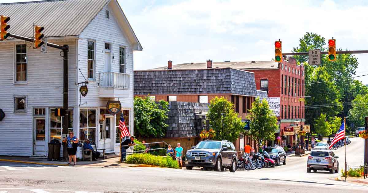 The Magical Blue-Mist Hills Surrounding This Indiana Town Make It An ...
