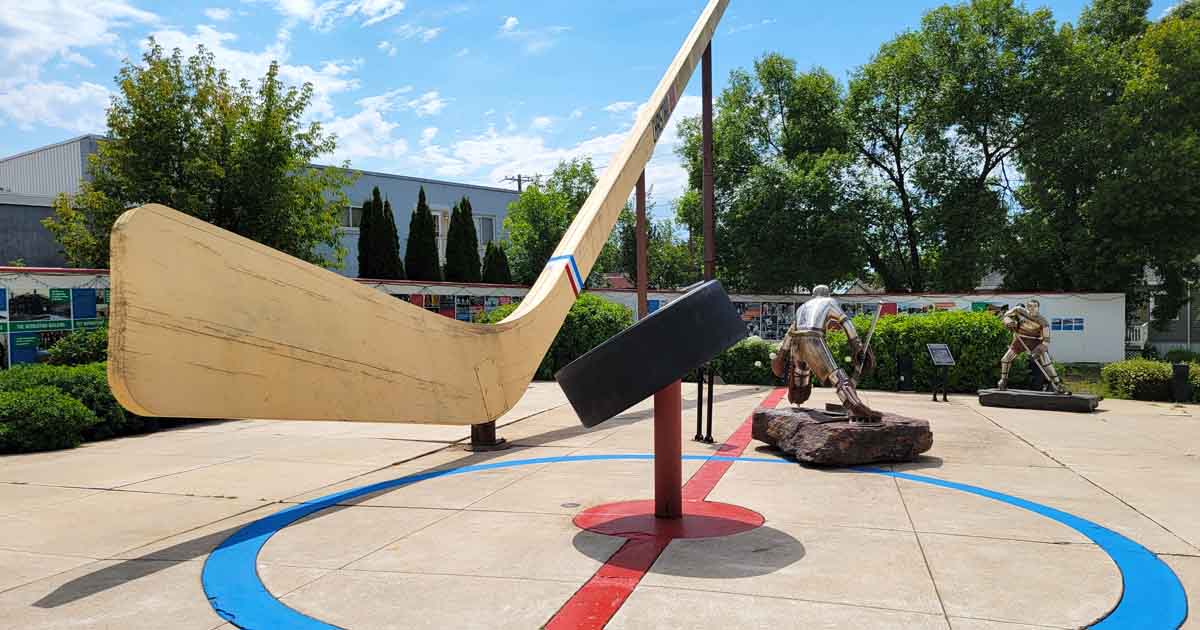 This Giant Hockey Stick In Minnesota Is Delightfully Absurd