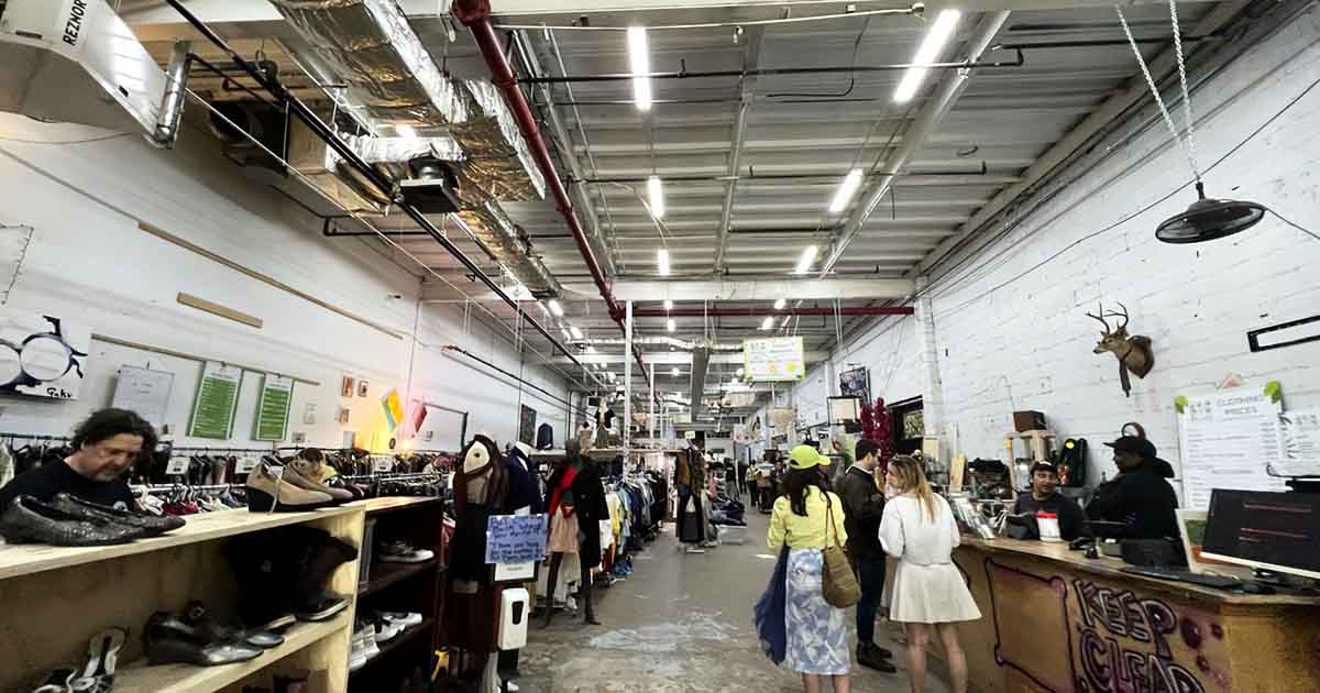 The Massive Thrift Store In New York Where You Can Fill A Whole Cart ...