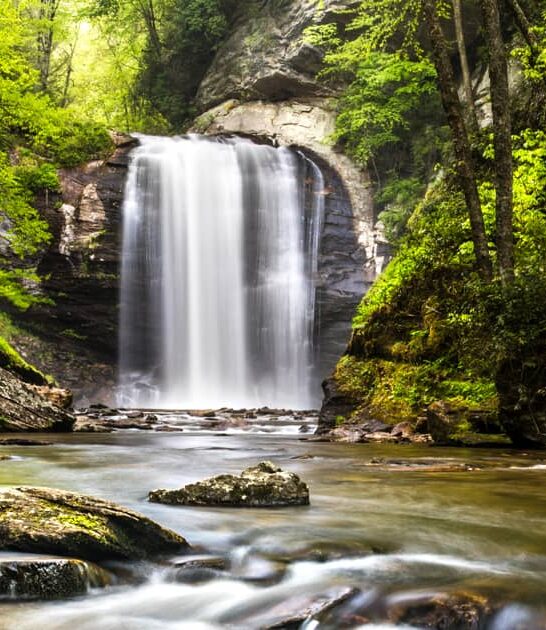 north carolina gorgeous waterfall ftr