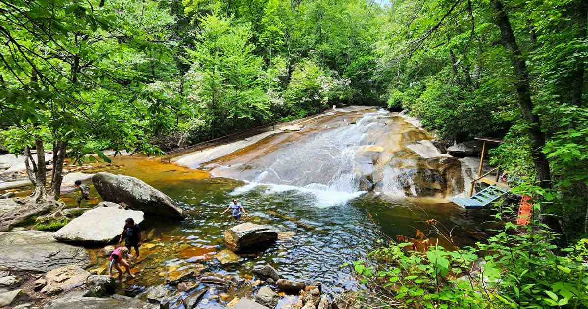 North Carolina Is Home To A 60-Foot Natural Water Slide And It's ...