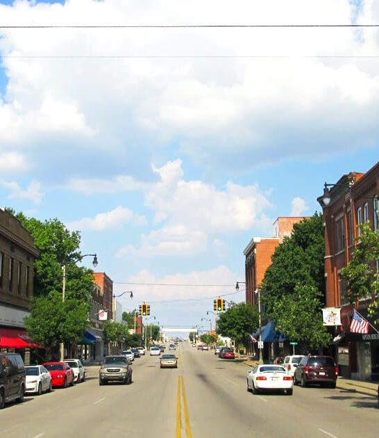 picturesque town oklahoma postcard ftr