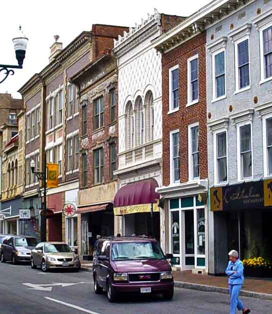 postcard virginia towns small ftr