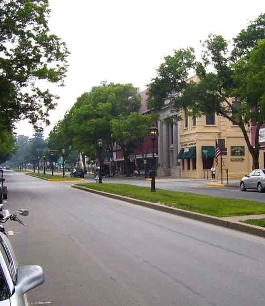 quaint pennsylvania town glowing ftr