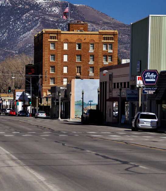 scenic nevada mountain town ftr