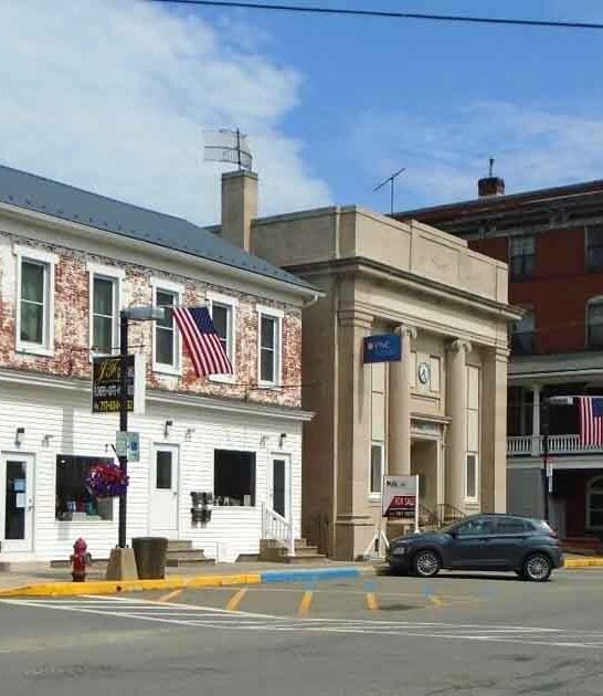 scenic town pennsylvania postcard ftr