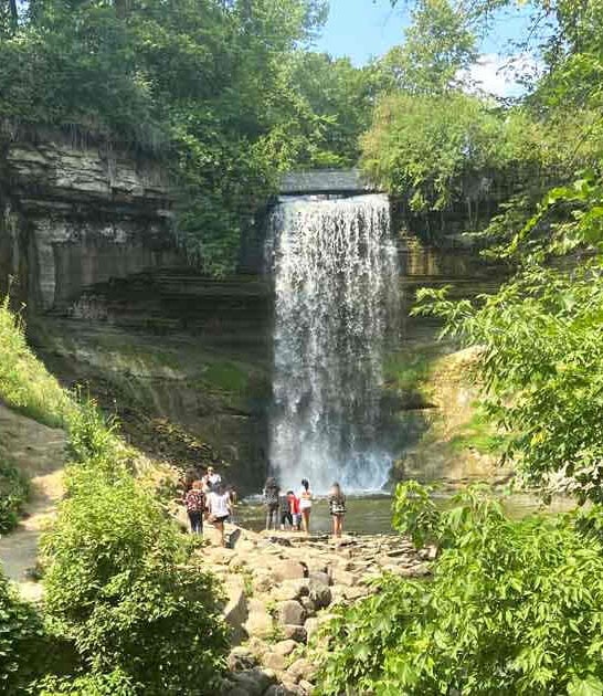 secret hike waterfall minnesota ftr