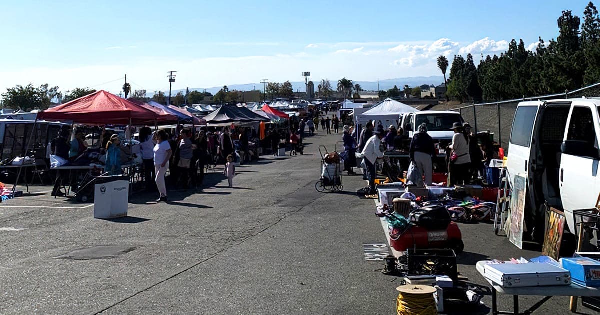 The Massive Swap Meet In California Where $35 Turns Into A Full-Blown ...