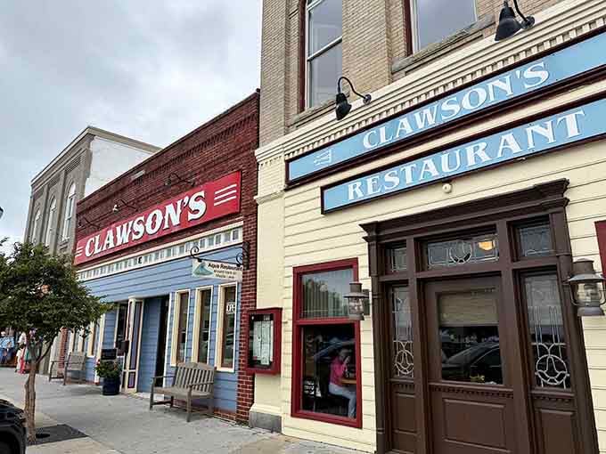 When a restaurant's exterior looks this inviting, you know the crab cakes inside are worth canceling your dinner plans for.