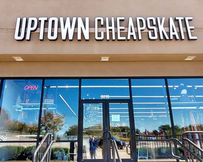 That storefront practically glows with promise, like a beacon calling bargain hunters from across the Show-Me State.