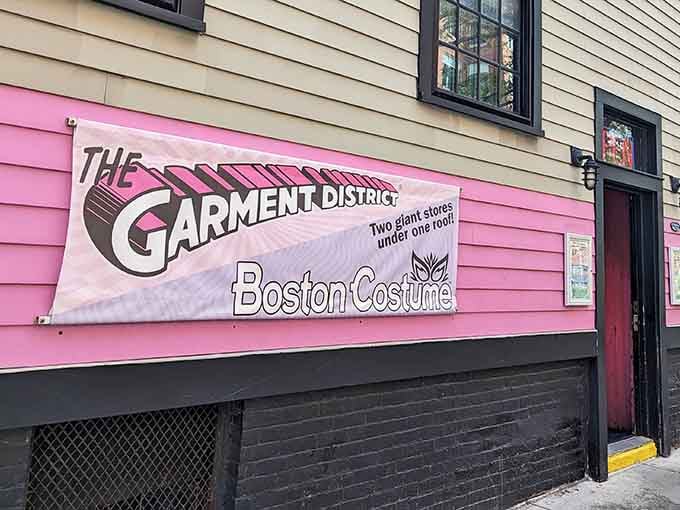 That pink exterior isn't whispering, it's shouting that something wonderfully weird awaits inside.