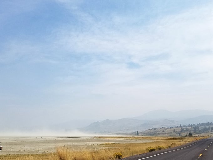 When the landscape gets misty and mysterious, you realize this high desert has more moods than a teenager.