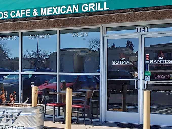 The windows practically whisper "sandwiches, cupcakes, wraps" like a delicious siren song you can't resist.