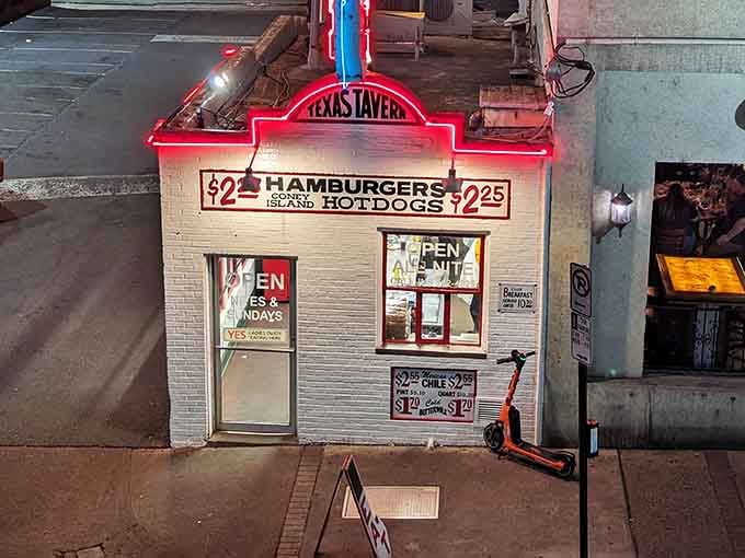 This tiny beacon of hope has been lighting up downtown Roanoke's streets and stomachs for generations.