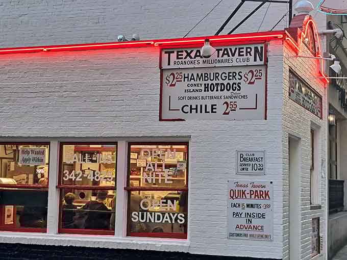 This tiny beacon of hope has been lighting up downtown Roanoke's streets and stomachs for generations.