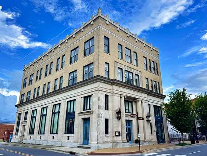 This stunning former bank building stands as a testament to when architecture actually meant something beyond "big glass box."