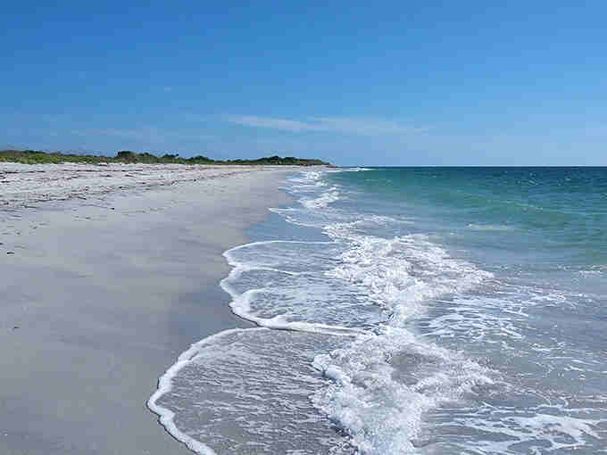 Paradise doesn't require a passport, just a boat ride to these impossibly pristine Gulf shores.