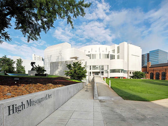 That gleaming white fortress of creativity isn't a spaceship, it's your next weekend adventure waiting to happen.