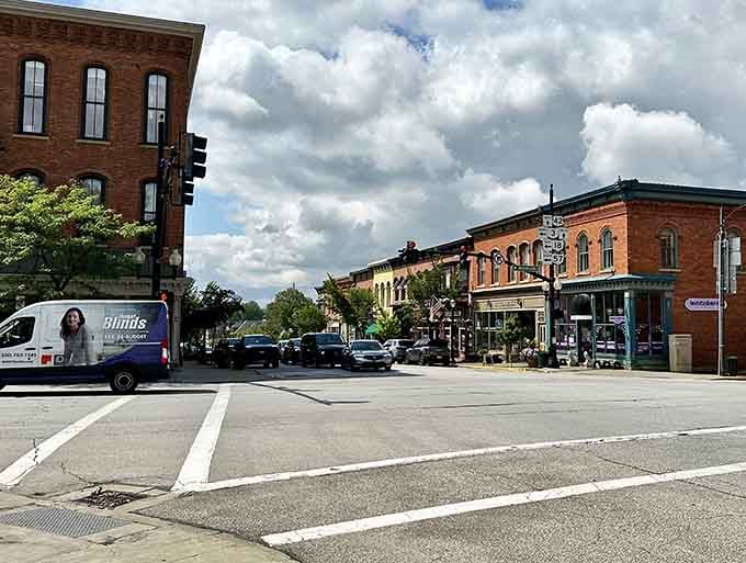 Downtown Medina looks like someone built a time machine and forgot to tell anyone about it.
