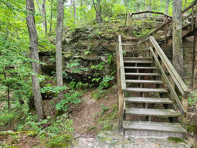 Those wooden stairs aren't just for show&mdash;they're your gateway to geological wonders that'll make your Instagram followers jealous.
