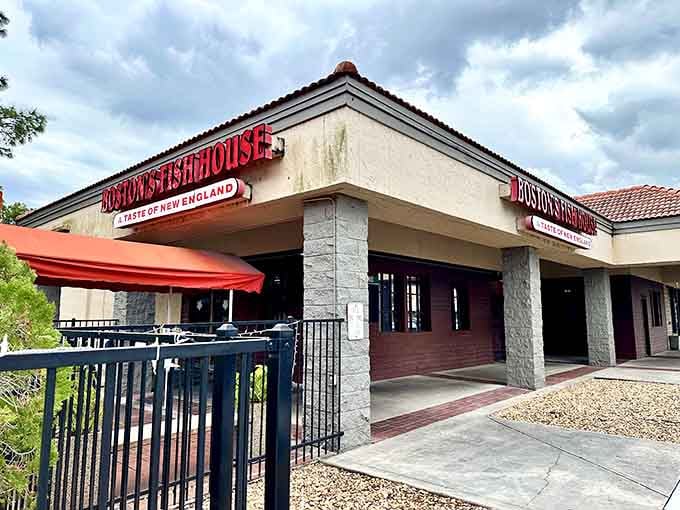 Sometimes the best restaurants don't need ocean views, just that unmistakable red beacon guiding hungry souls to happiness.