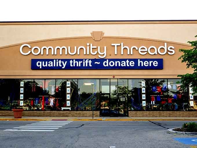 From the outside, you can already see the colorful displays beckoning bargain hunters to come explore inside.