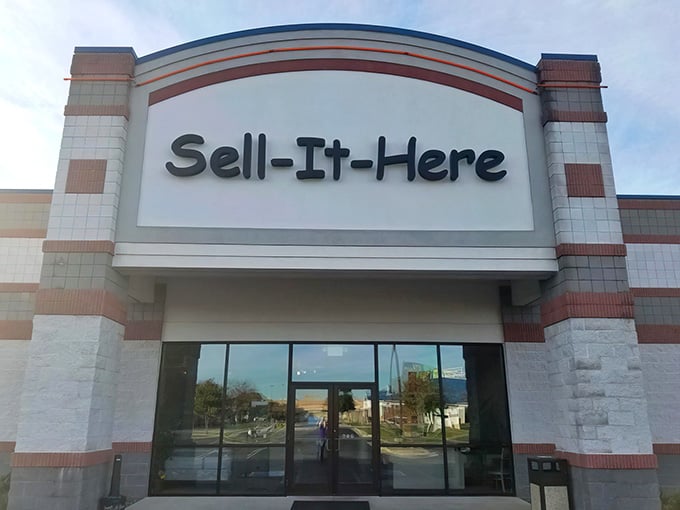 The entrance to what might be the most dangerous place for your wallet in all of Lafayette.